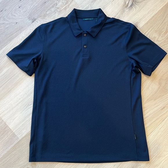 Perry Ellis | Shirts | Perry Ellis Navy Blue Polo Shirt | Poshmark